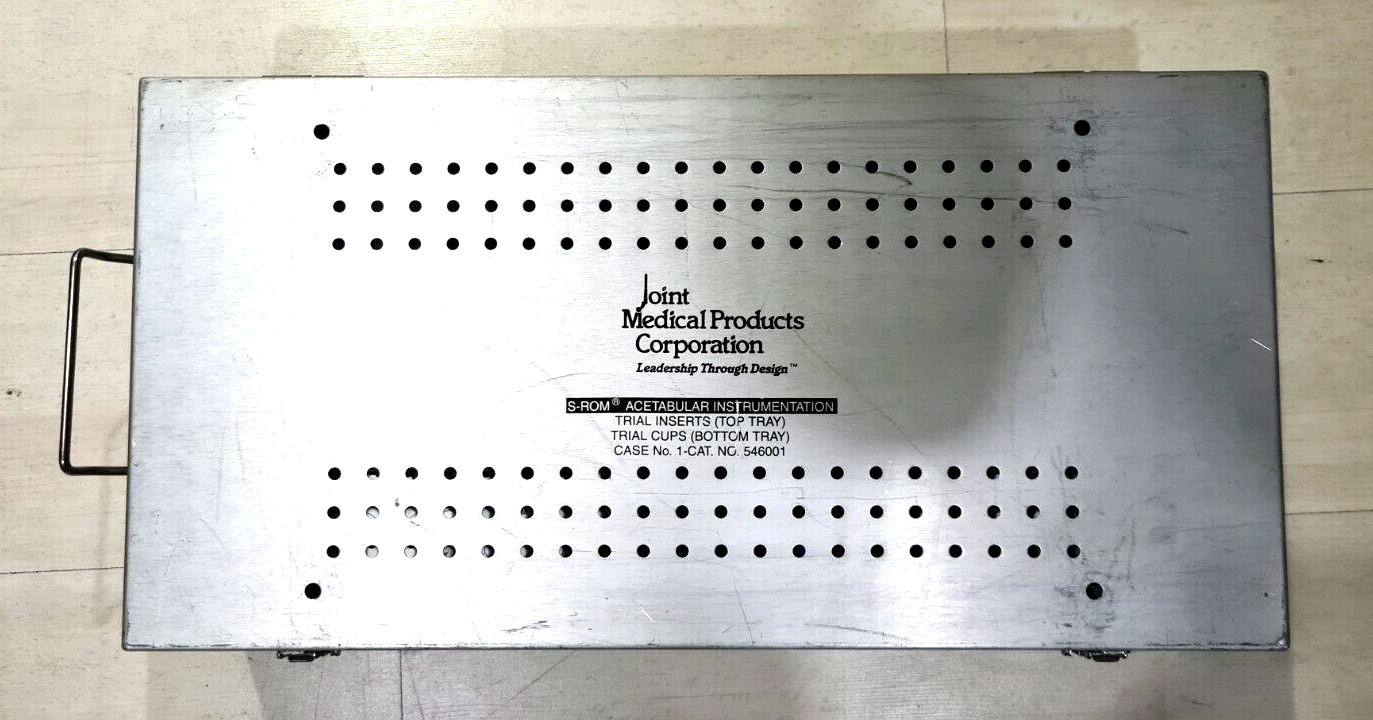 Joint Medical S-Rom acetabular+S-Rom Oblong instrumentation W/Case Via ...