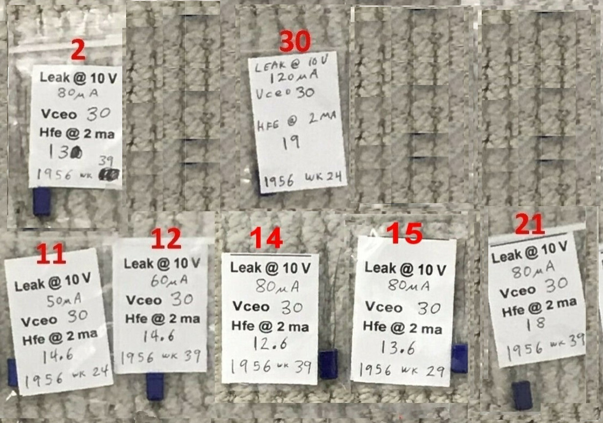 NEW NOS Raytheon Blue Transistor CK722 With Packet Tested With Specs | eBay