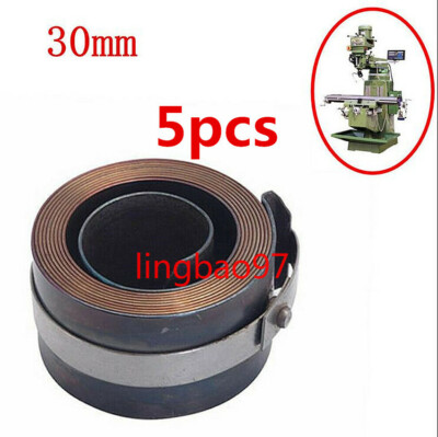 5pcs New Milling Machine Part- Clock (Quill) Spring 30mm wide R-8 For ...