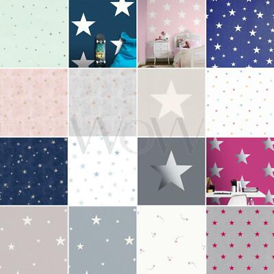 Sternen Tapete-ECO, Leuchten im Dunkeln, Sternschnuppen, Glitzer ...