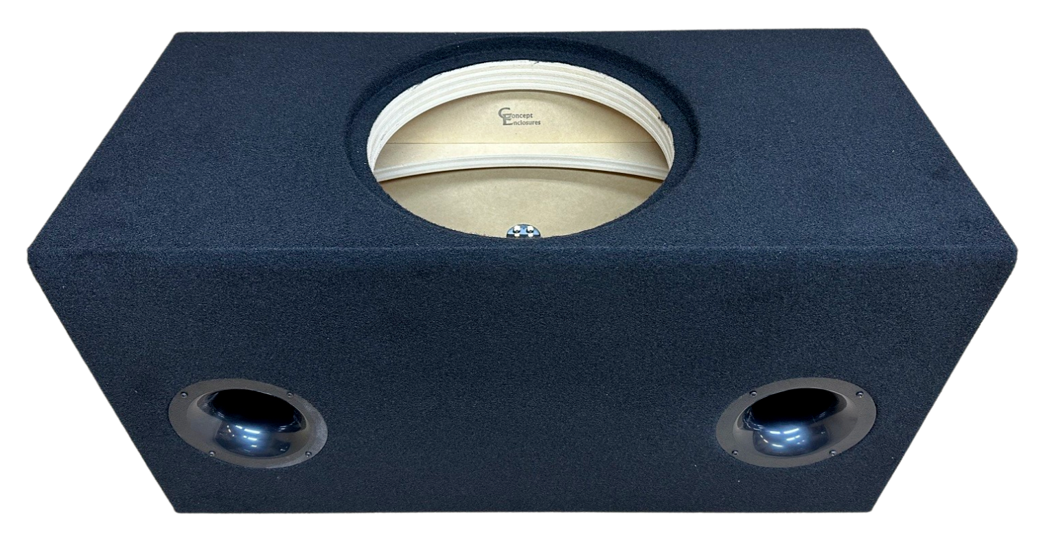 Custom Ported Sub Box Enclosure for 1 12" DD Audio 9900 / 9500 Series ...