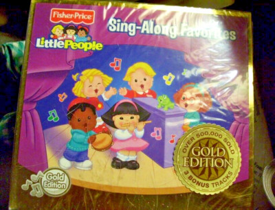 FISHER PRICE LITTLE PEOPLE SEALED CD SING ALONG FAVORITES GOLD ED 3 ...