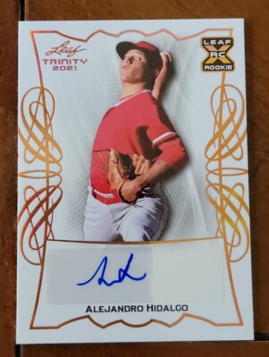 ALEJANDRO HIDALGO - 2021 Leaf Trinity Baseball Auto - #BA-AH1 | eBay