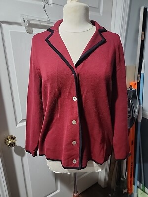 Appleseed's Petites Womens knit V-neck Cardigan Sweater Sz: Pxl (#451 ...