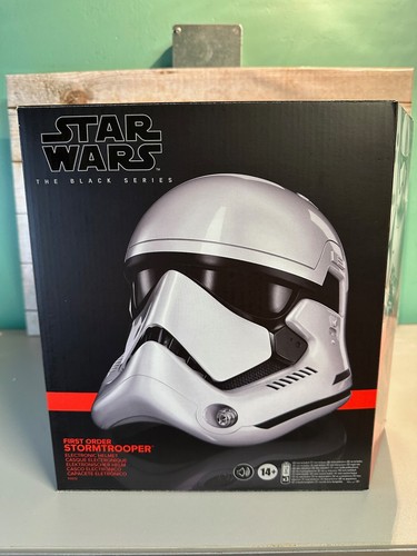 Hasbro Star Wars Black Series First Order Stormtrooper Helmet Unused ...