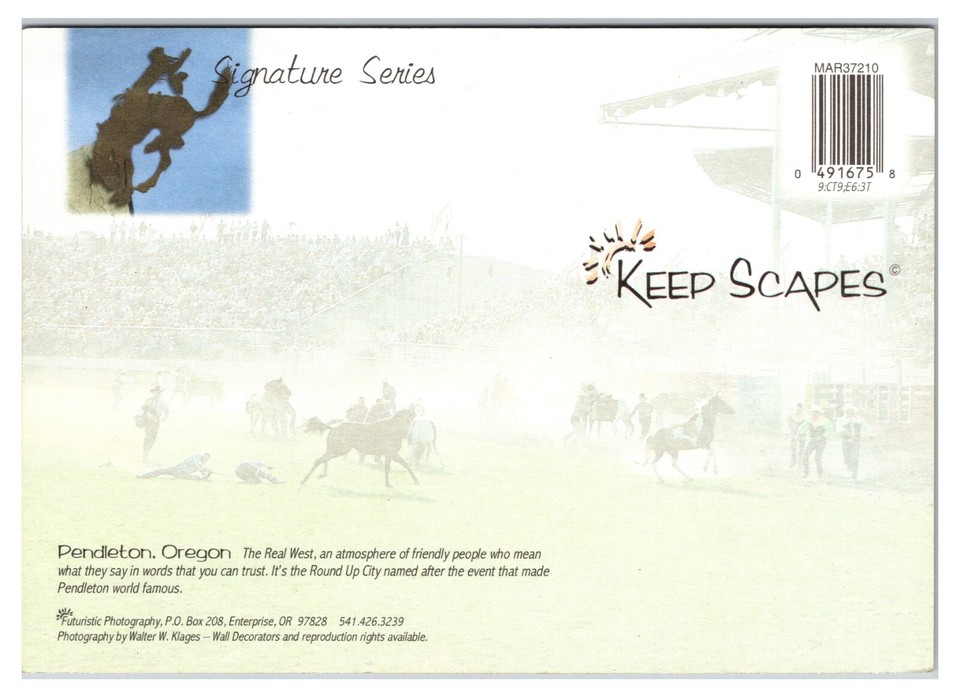 Vintage 1990s - Welcome To Pendleton, Oregon Postcard (UnPosted) | eBay