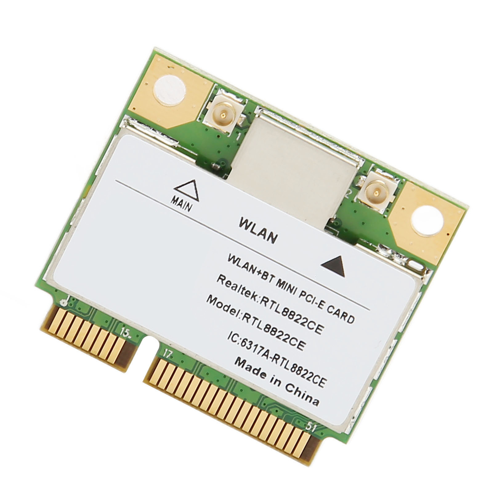 RTL8822CE Mini PCIe WiFi Card Gigabit 2.4G 5G Dual Band 5.1 Wirele AGS ...