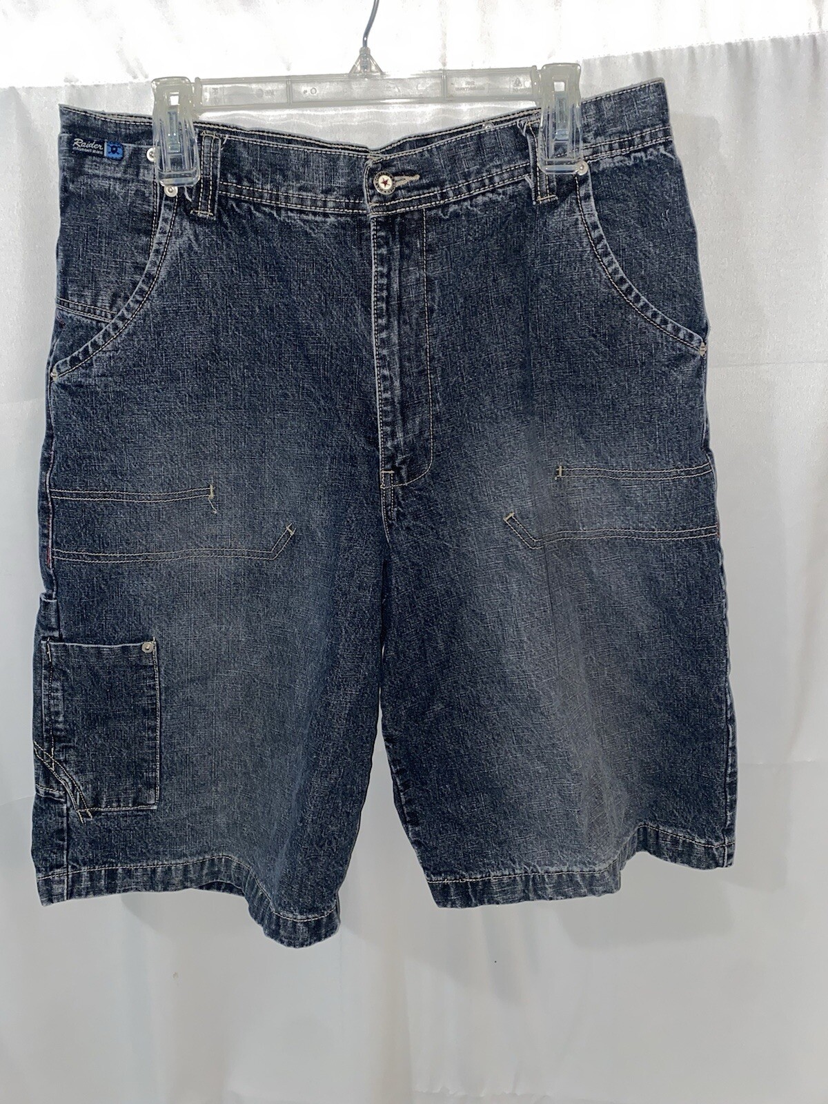 Raider Infamous Jeans Shorts Jorts Mens Wide Style Sz… - Gem