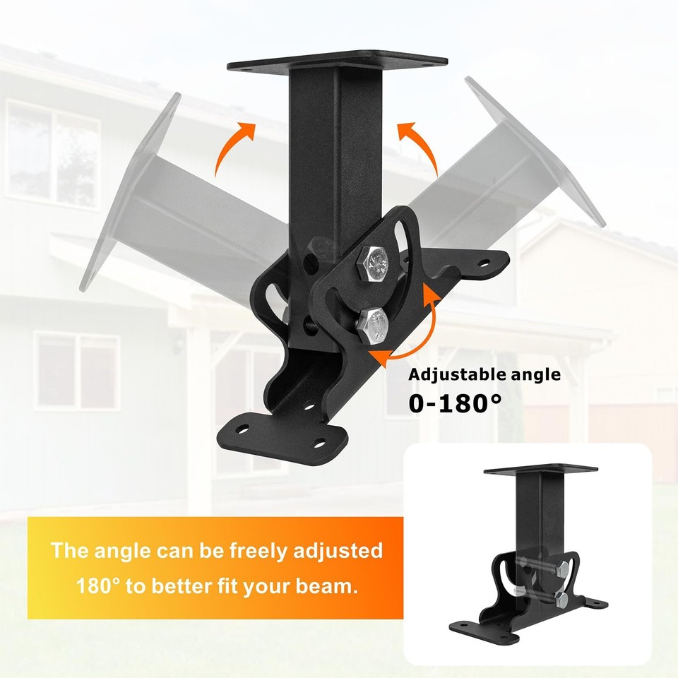 Wdwlbsm Roof Riser Brackets Adjustable Pergola Roof Riser Beam Brackets ...
