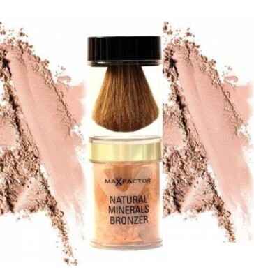 Max Factor Natural Minerals Bronzer Sun Powder 01 Soleil + Brush 8Gr ...