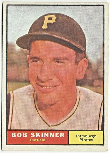 1961 Topps Bob Skinner #204 Pittsburgh Pirates Outfield | eBay