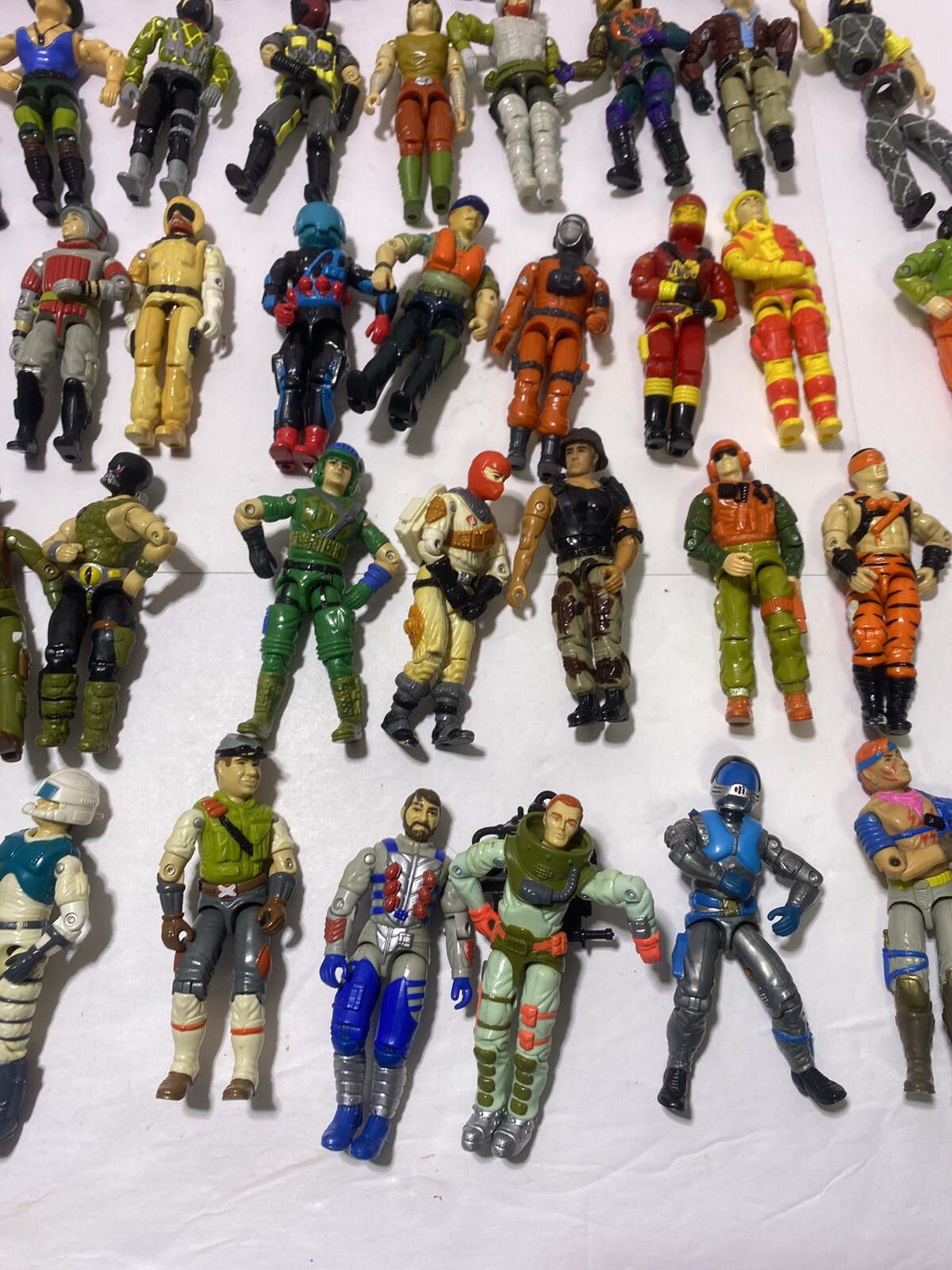 GI Joe Action Figure Lot (54) G.I. Vintage Hasbro Toys Army American ...
