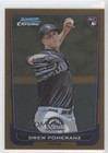 2012 Bowman Draft Chrome Gold Refractor /50 Drew Pomeranz #31 Rookie RC ...