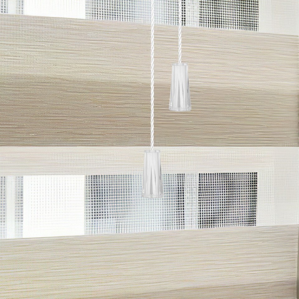 6 Pcs Window Blind Cord Pull Caps Decorative Clear Plastic Cord Ends ...