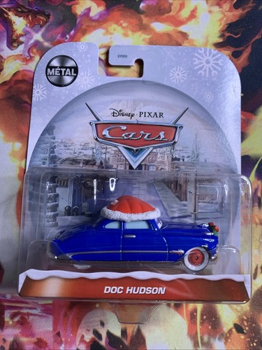 Disney 2025 Pixar Cars Doc Hudson Winter Christmas Holiday Series Metal ...