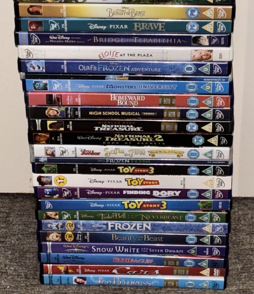 Walt Disney Dvd collection bundle Kids Movie Job Lot | eBay UK