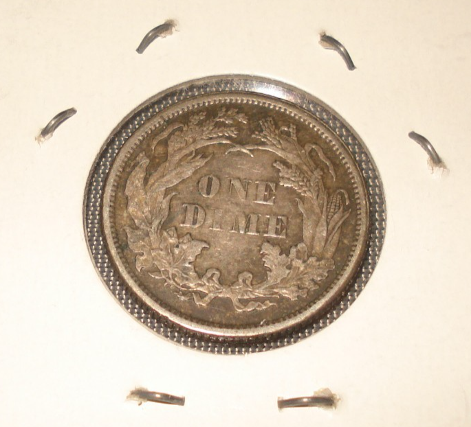 1873 OPEN 3 SEATED LIBERTY DIME 10 CENTS - AU - FREE SHIPPING | eBay
