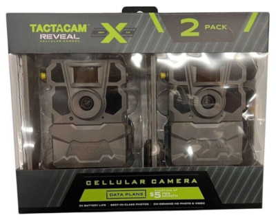 Tactacam 2Pk - Reveal x Gen 2.0 LTE Cellular Trail Camera - 16MP ...