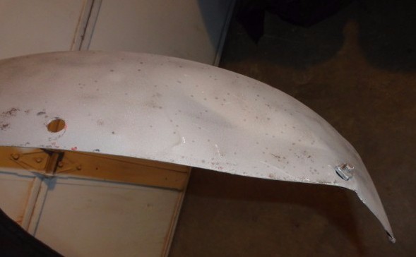 MG TD Rear Left Fender- Rustfree Redone- Great One To Work With | eBay