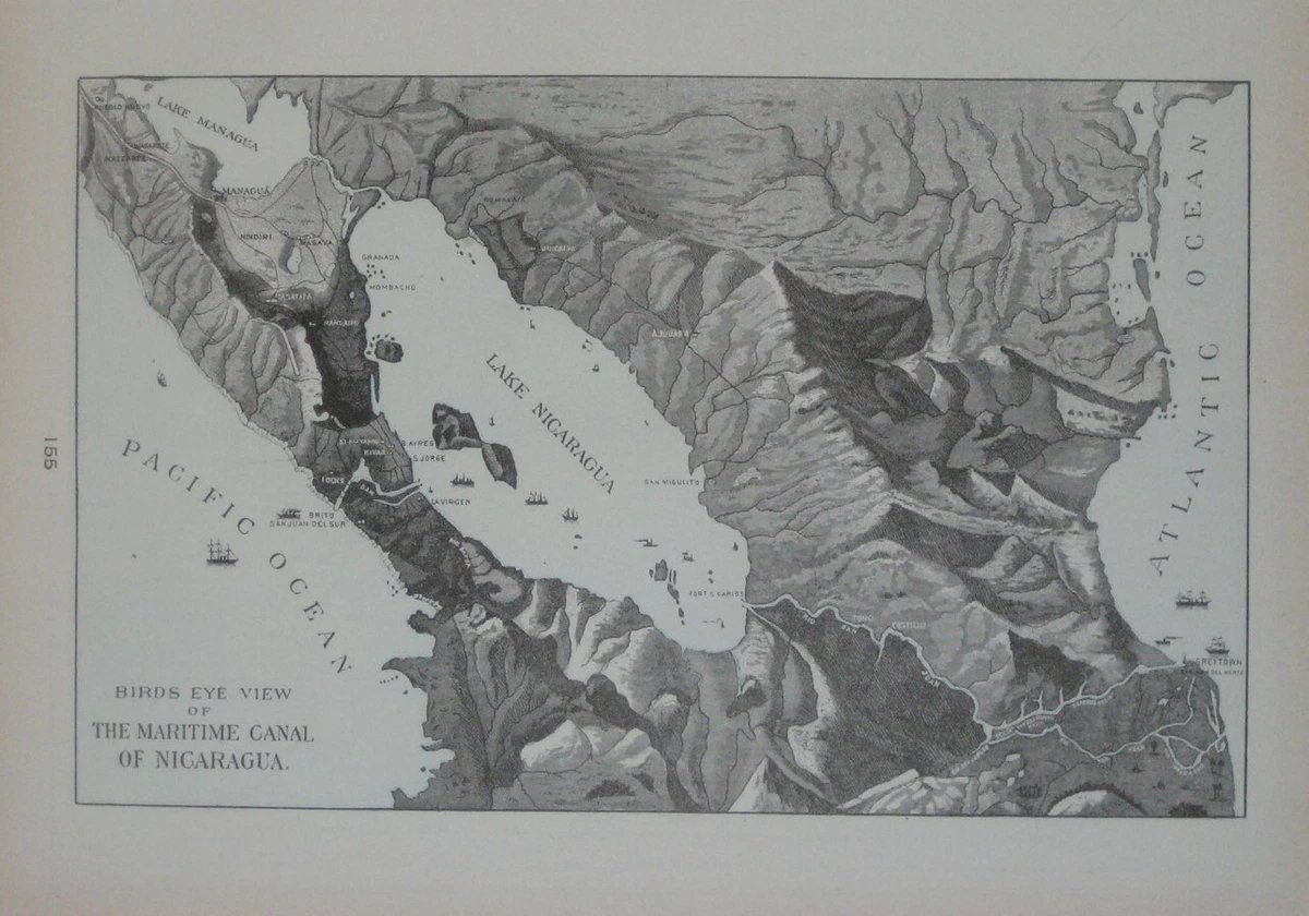 Lake Managua Map