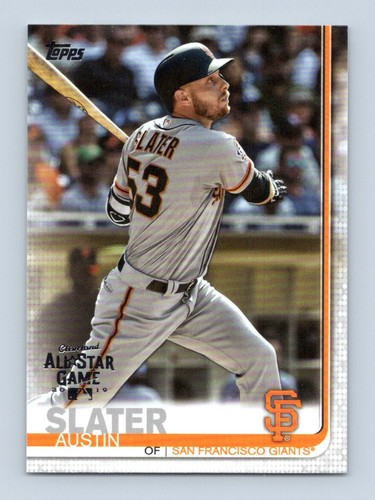 2019 Topps ASG Foil Stamp #594 Austin Slater San Francisco Giants | eBay