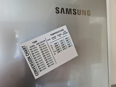 FRIDGE MAGNET - Air Fryer Cooking Time / Conversion Chart Including GAS ...
