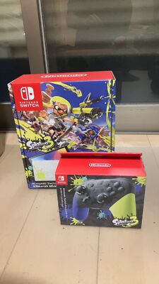 Nintendo Switch Console (OLED Model) - Splatoon 3 w/ Wireless Pro ...