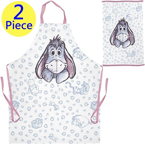 Disney Eeyore Face Apron + EEYORE Tea Towel. Cotton. 2 Piece | eBay