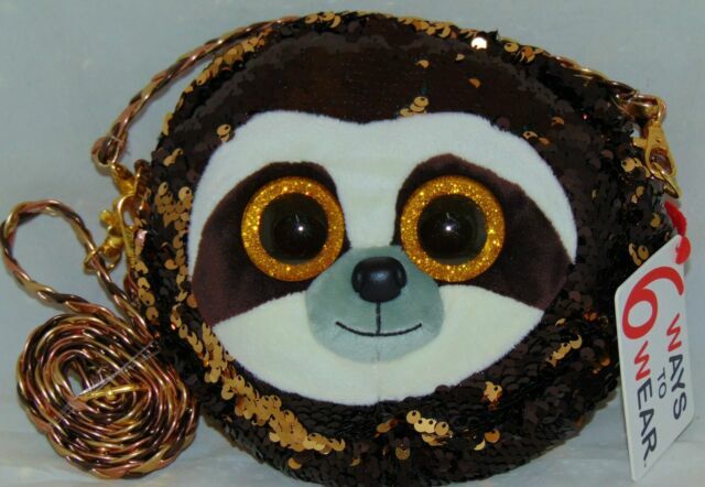 Ty Fashion Dangler The Sloth Sequin Purse for sale online | eBay
