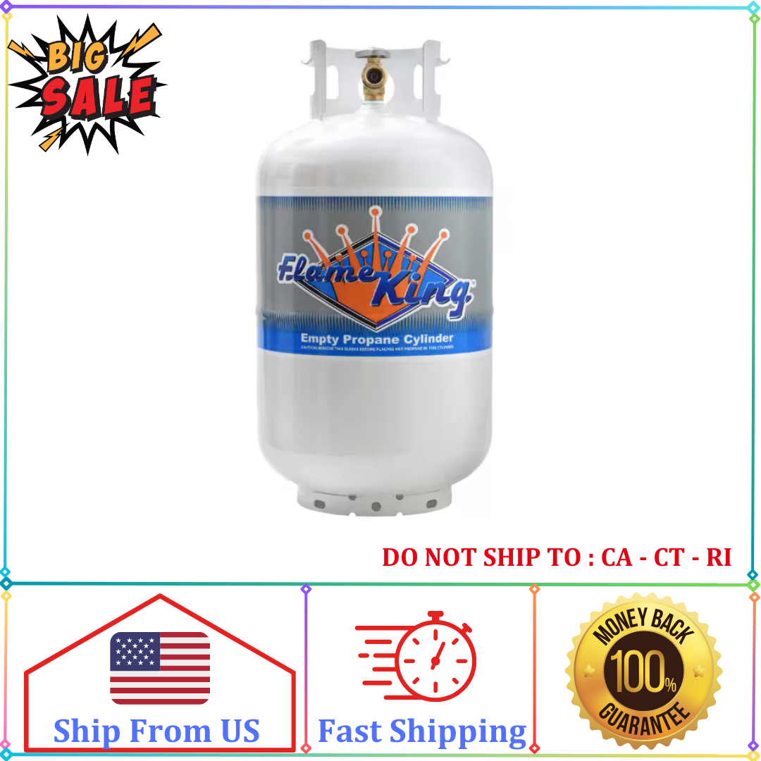 30LB Steel Propane Tank Cylinder with Type 1 Overflow Protection Device ...