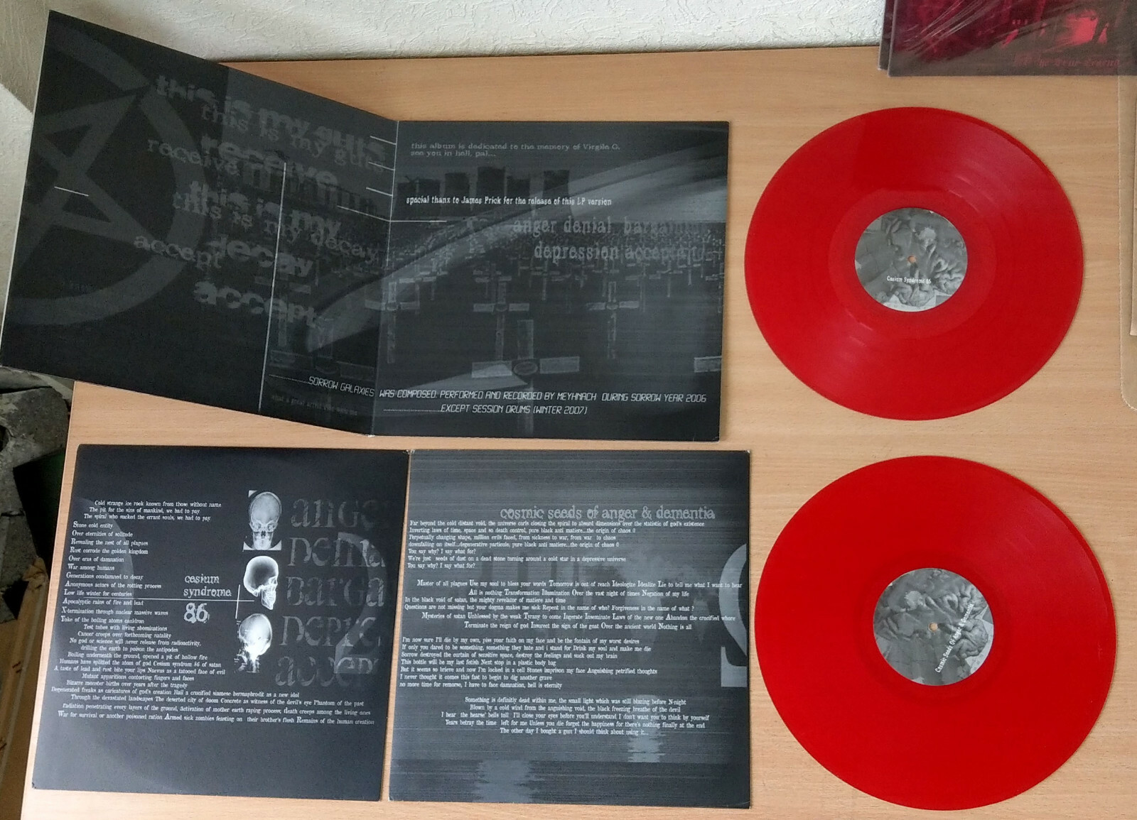 MUTIILATION – Sorrow Galaxies (Double Red Vinyl) 1st Press Ltd. 1000 ...