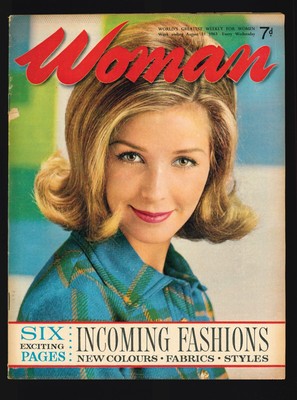 Woman Aug 31 1963 Vintage Women’s Magazine Knitting Patterns Sewing ...