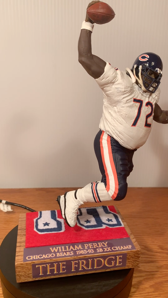 Custom NFL Mcfarlane football Chicago Bears legend William Perry The ...