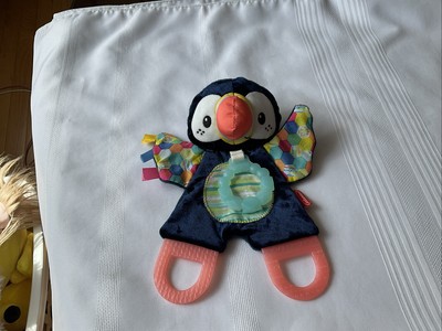 Infantino Parrot Bird Teether w/Soft Fabric And Crinkle Sound 9" | eBay