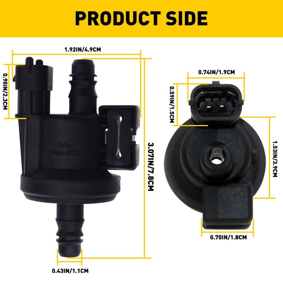 Engine Vapor Canister Solenoid Purge Valve For 2012-2017 Ford Focus ...