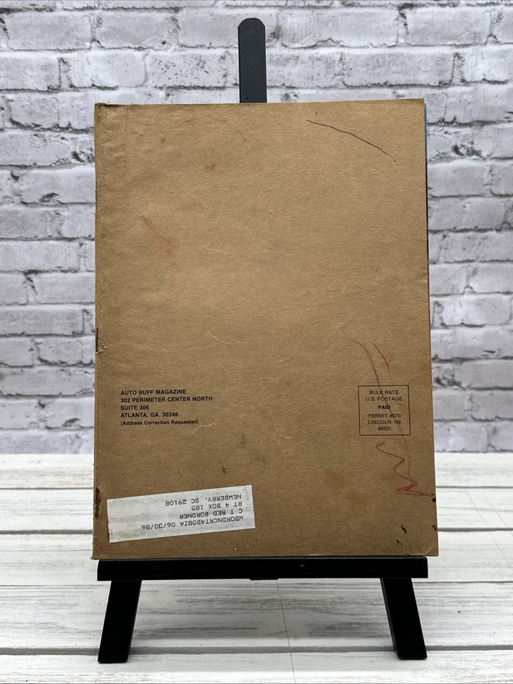 Vintage Autobuff Magazine January 1986 W/ shipping cover | eBay