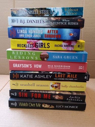 Lot of 10 Best Seller Novels ~ Mixed Genre Very Fine Paperbacks Top ...