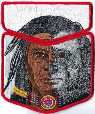 NOAC 12 Manitous Lodge 88 OA Flap Set 2012 Red Border MSU | eBay