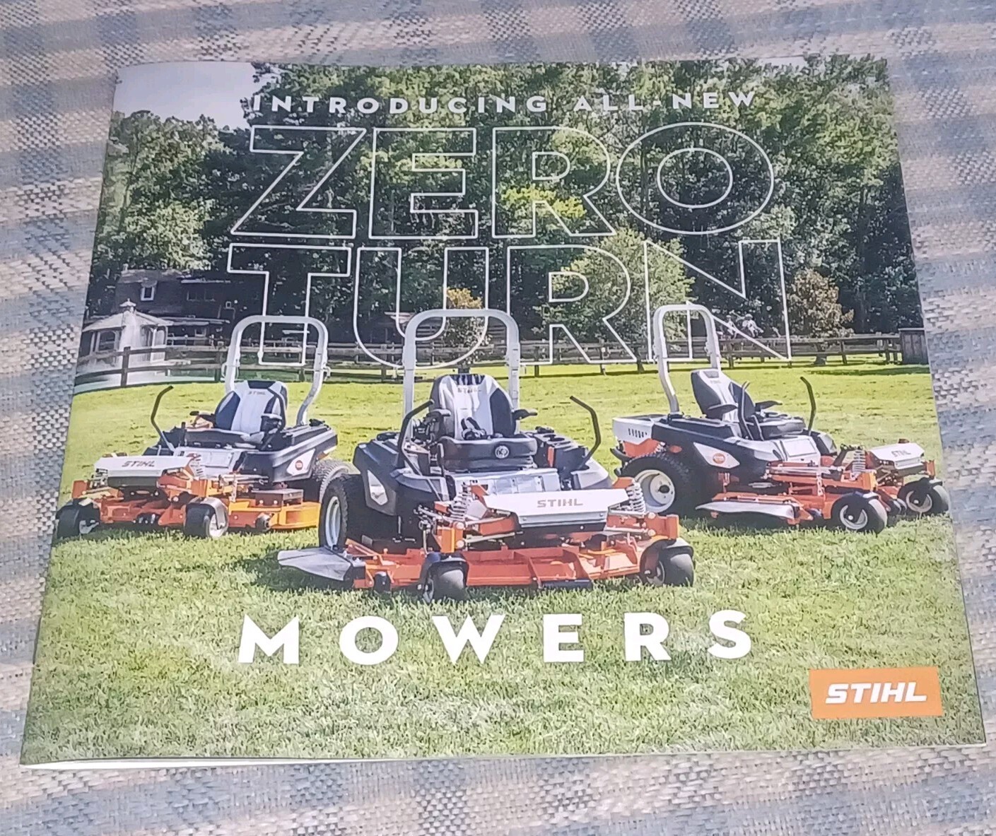 2024 STIHL Catalog ZERO TURN MOWERS RIDER LAWNMOWER COMMERCIAL/HOME ...