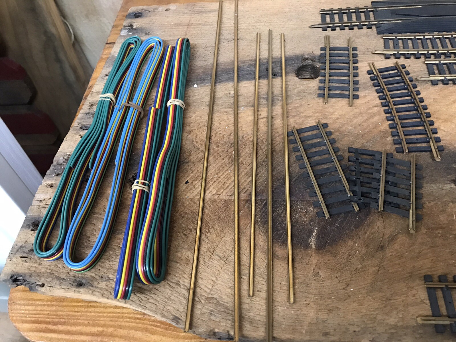 Vintage Atlas HO Train Track Parts Wiring Rails Track Sections Lot ...