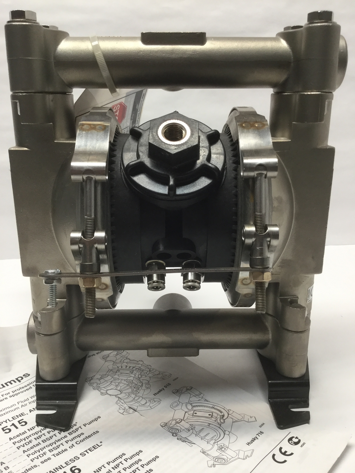 Graco D44381 Husky 716 SS Air-Operated Diaphragm Pump *With Remote ...