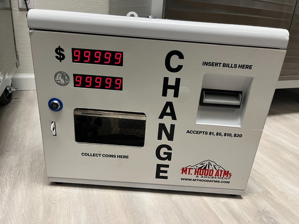 Change Machine, Dollar Bill To Coin - Accepts $1-$20 | eBay
