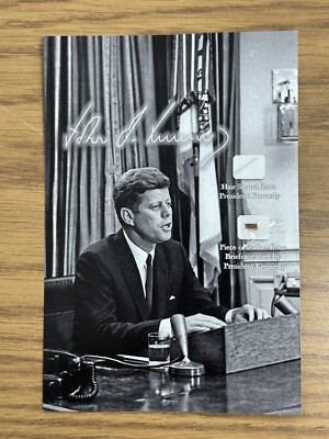 President John F. Kennedy hair strand lock relic & Preside Briefcase ...