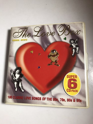 The Love Box 6CDS Box 100 Love Songs From 60s,70s,80s,90s 9322708003680 ...