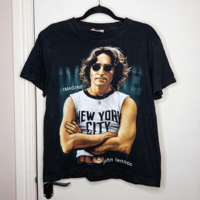 Vintage The Roxy John Lennon Imagine Graphic Print t-shirt XS | eBay