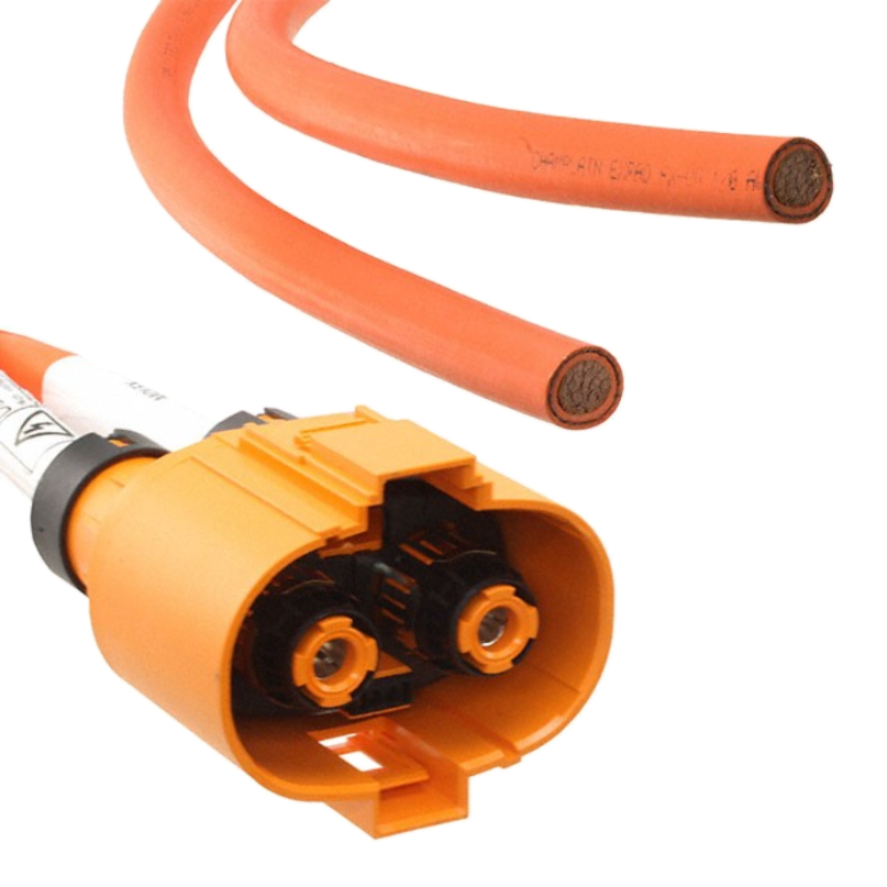 1002121011 Cable Assembly Rectangular Plug to Cable Pigtail 1m 1/0AWG ...