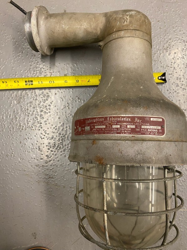 Repurposed Vintage Explosion Proof Lighting