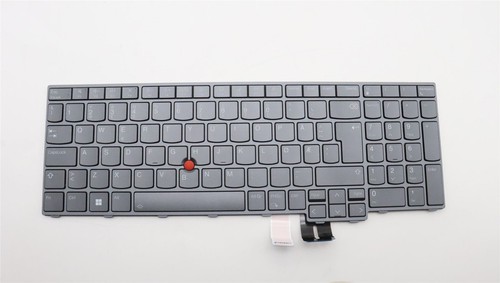 Lenovo THINKPAD P16 2 Clavier Nordique Gris Rétroéclairé 5N21F39337 | eBay