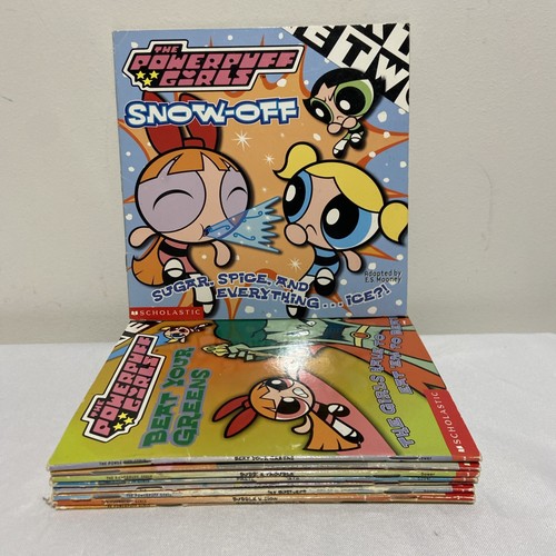 Vintage Powerpuff Girls Cartoon Network Scholastic Lot Of 9 Paperbacks ...