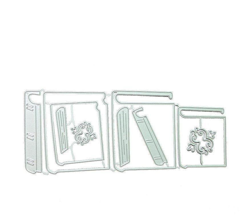 Book Metal Cutting Dies Stencils DIY Scrapbooking Decorative Embossing ...